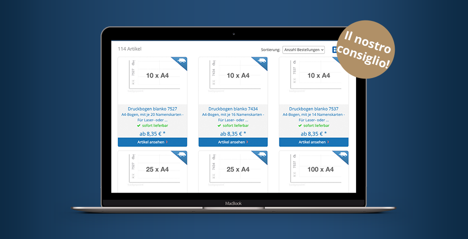 Modelli di stampa Word gratuiti per badge portanome