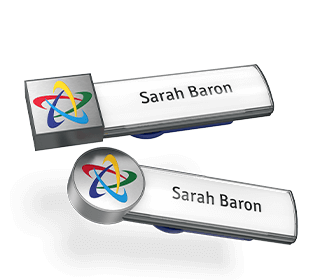 Order name badges online - individual printing, fast delivery