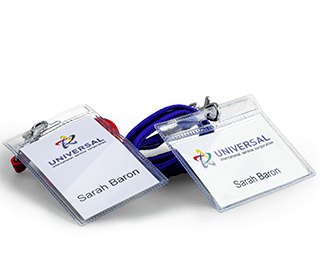 Order name badges online - individual printing, fast delivery